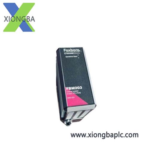 FOXBORO FBM RH SV Channel Isolated Input RTD Module Xiongbaplc Automation