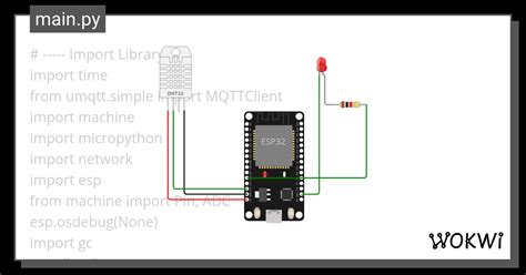 Temperature Wokwi Esp32 Stm32 Arduino Simulator