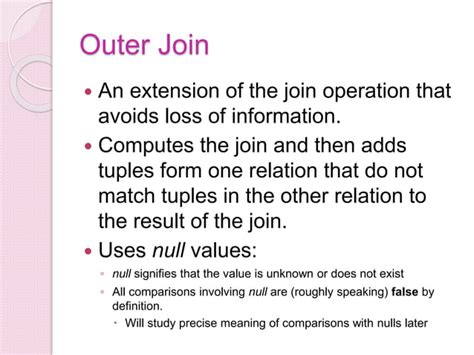 Relational Algebra Operations Ppt
