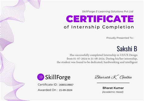 Sakshi B On Linkedin Skillforge Uiux Internshipcompletion