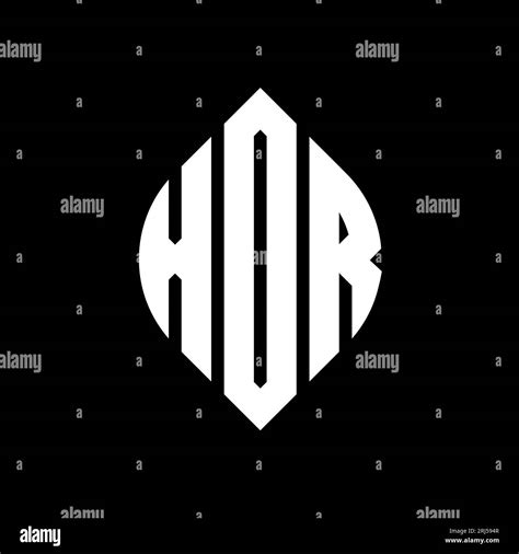 XDR Circle Letter Logo Design With Circle And Ellipse Shape XDR Ellipse Letters With