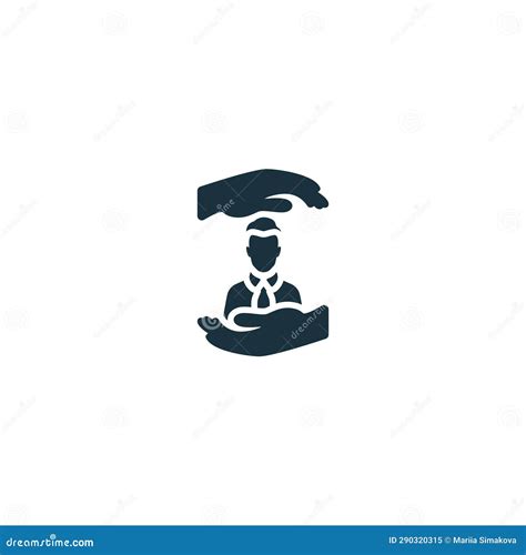 Corporate Social Responsibility Icon Monochrome Simple Sign From
