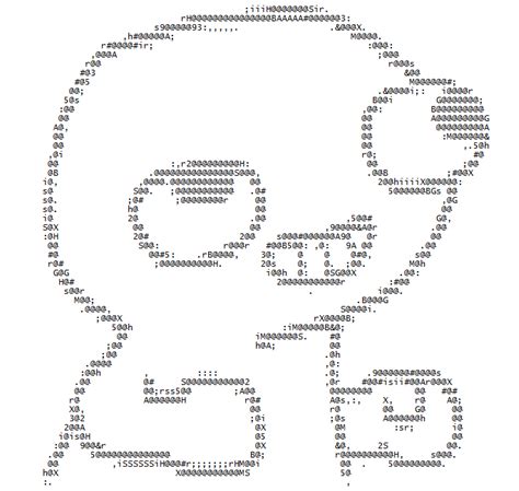 Random Ascii Picture From Artfsjal