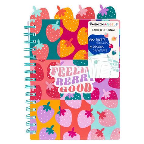 Tabbed Activity Journal Strawberry 12 Acd Distribution Leading Toy And Game Distributor