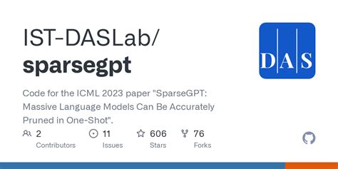 github ist daslab sparsegpt code for the icml 2023 paper sparsegpt