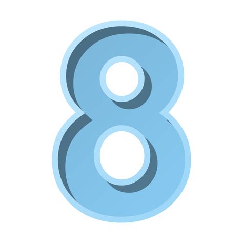 Número Con Número 8 19786634 Png