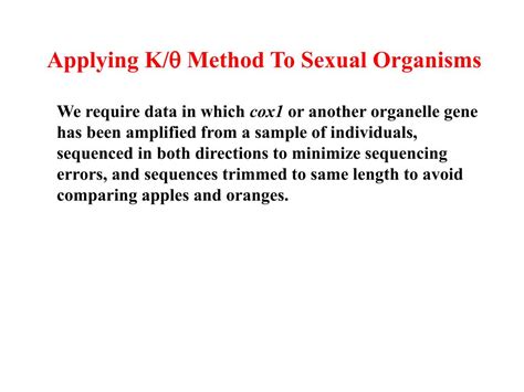 Ppt Dna Barcoding The Right Way A Theory Based Method For Species