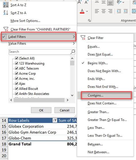 Filter By Text Wildcards Myexcelonline