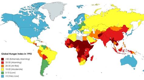 Global Hunger Index Vivid Maps