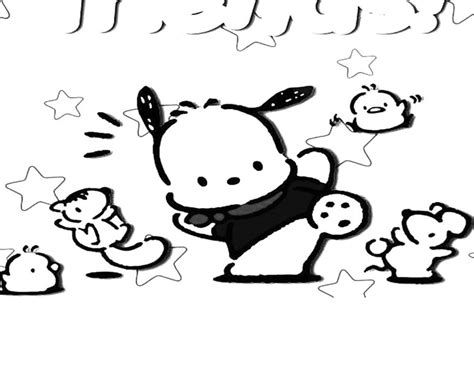 포차코 색칠공부 산리오 무료도안 51장 네이버 블로그