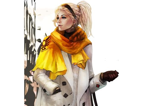 Download Wallpaper Girl Clothing Art Blonde Fashion Overwatch