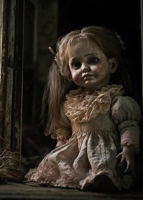 Creepy Doll Painting
