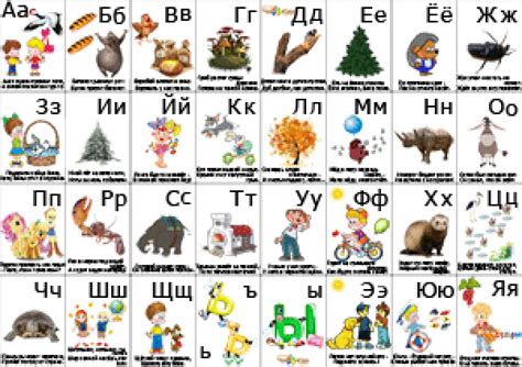 Алфавит русский - Распечатать карточки с буквами