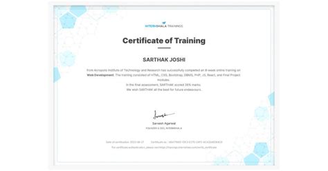 Sarthak Joshi On Linkedin Successfully Completed The Web Development