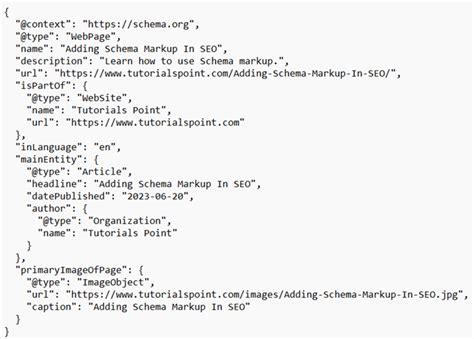 adding schema markup for seo