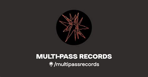 Multi Pass Records Instagram Linktree