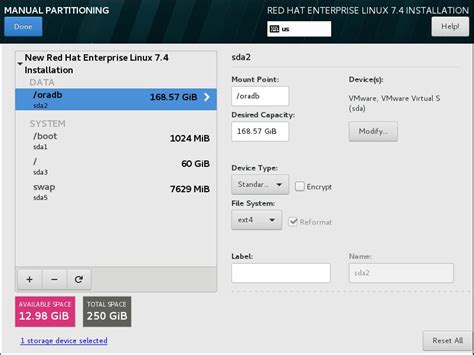 RHEL 7 4 Installation In VMWare Workstation Oracledbwr