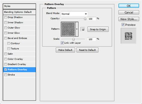 How To Apply Pattern Overlays Using Photoshop Layer Styles