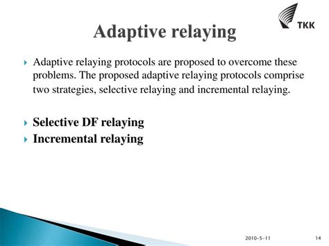Ppt Relaying Protocols And Relay Selection For Multi Hop And