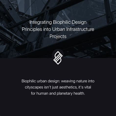 Integrating Biophilic Design Principles Into Urban Infrastructure Projects → Scenario