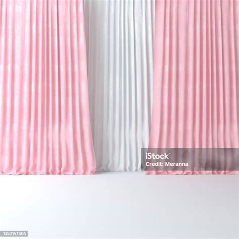 무대의 영화관 드라마틱한 커튼 클래식 커튼 템플릿 3d 렌더 일러스트레이션 서커스 와 스탠드 업 장면 인테리어 0명에 대한 스톡 사진 및 기타 이미지 Istock