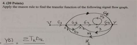 Solved Points Apply The Mason Rule To Find The Chegg
