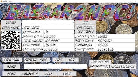 Bazaar Tracker