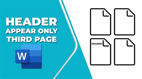 How To Add Header From Third Page In Word YouTube
