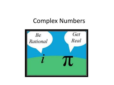 PPT Complex Numbers PowerPoint Presentation Free Download ID