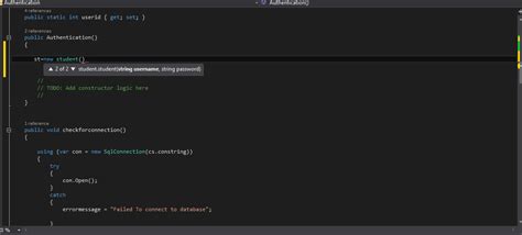 C Dont See All Constructors In Intellisense Stack Overflow