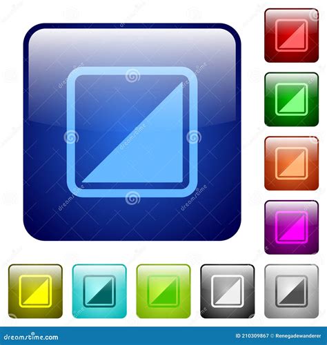 Invert Object Color Square Buttons Stock Vector Illustration Of Edit Buttons
