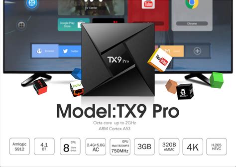 TX9 Pro Android TV Box Dual-band WiFi 3GB 32GB - China Factory