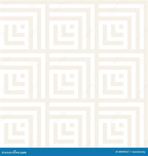 Seamless Vector Pattern Abstract Geometric Background Linear Grid Structure Stock Vector