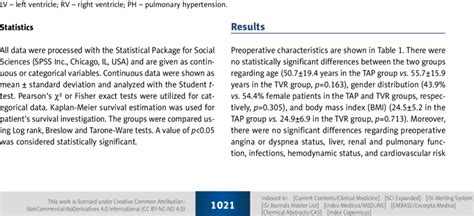 Preoperative Cardiac Function And Disease Classification Download Table