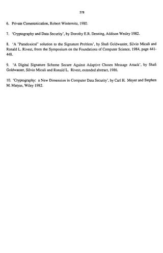A Digital Signature Based On A Conventional Encryption Function PDF