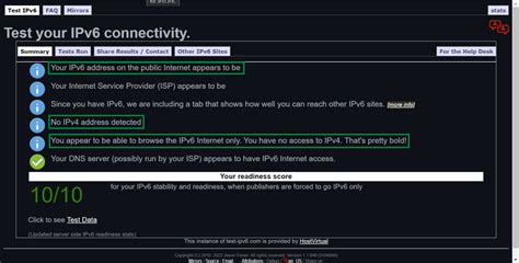 how to test an ipv6 connection plugable knowledge base
