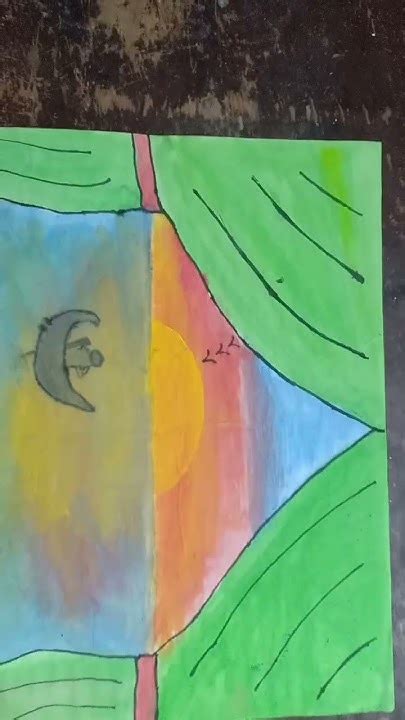 Beautiful Scenery Drawing Arabic Nasheed Beautiful Youtube