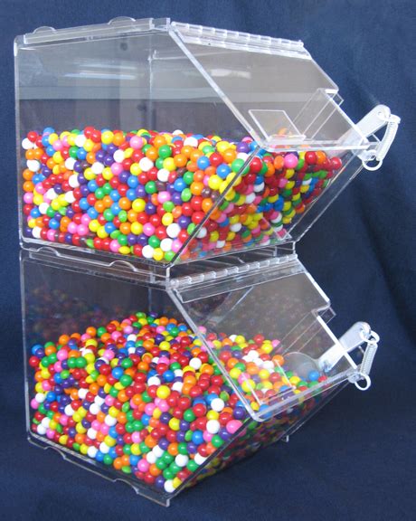 Stackable Candy Bin Bulk Candy Dispenser Candy Displays
