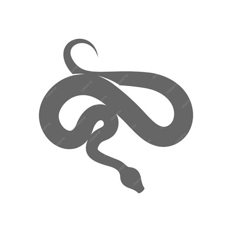 Ilustração De Design Do ícone Do Logotipo Python Vetor Premium