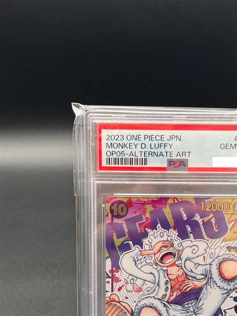 Psa 10 Luffy Nika Gear 5 Op05 119 Parallel Sec New Era One Piece Card