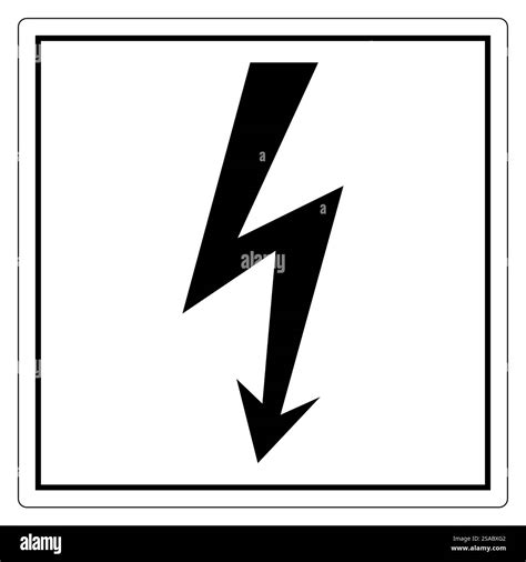 Lightning Bolt Symbol Icon For Safety Signage Stock Vector Image And Art