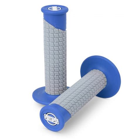Pro Taper Lock On Pillow Grips Blue Grey At Motocross