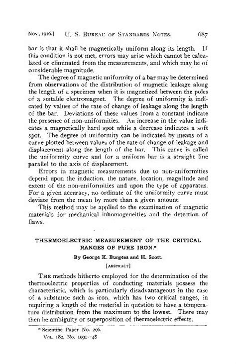 Pdf Thermoelectric Measurement Of The Critical Ranges Of Pure Iron Dokumentips