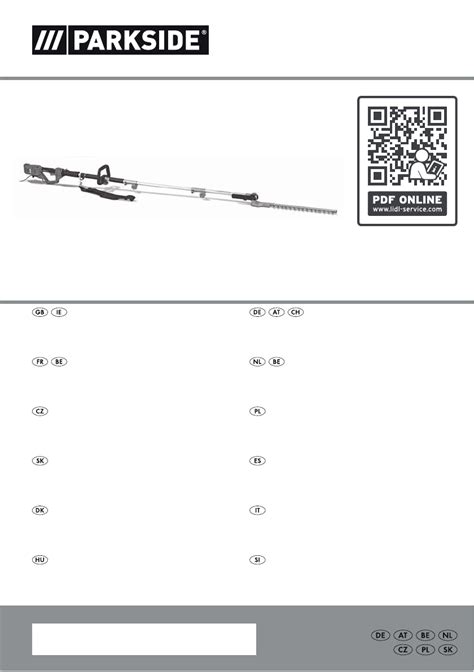 Instrukcja Obsługi Parkside Phsl 900 B4 Polski 191 Stron
