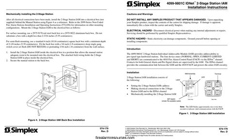 Simplex Idnet 4099 9801c Installation Instructions Pdf Download