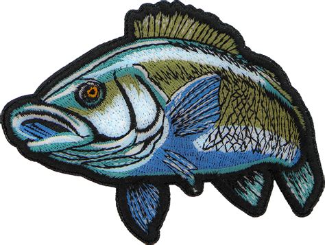 Sea Bass Fish Patch By Ivamis Patches