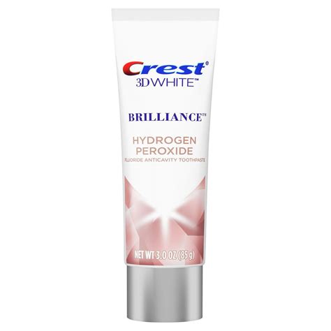 Crest 3d White Brilliance Hydrogen Peroxide Toothpaste Fresh Mint