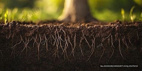 Ai创作图生长中的根 根系特写 土壤根 根与苗 植物根系微距 苗与根 植物生根 根基 作物根系 土壤里面的生命 树根发芽 泥土与树根 阳光下的土壤 高清根系 根系微距 昵图网