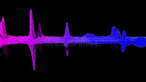Abstract Sound Waveforms Of Light Stock Image Image Of Display Horizontal 257167397