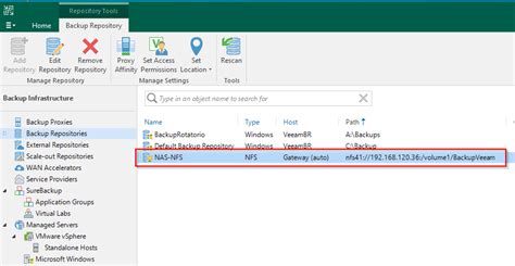 Configurar Repositorio Nfs En Veeam Backup Replication